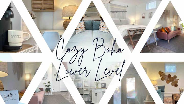 Cozy Boho Lower Level - Asheville