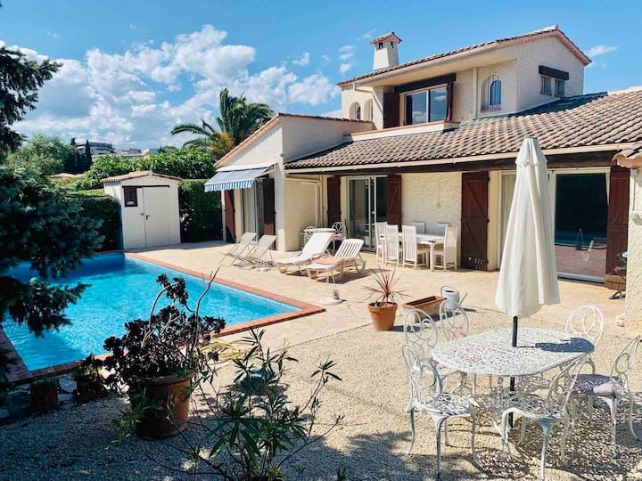 Superbe Villa Antibes Juan Cannes Piscine Chauffée - Antibes