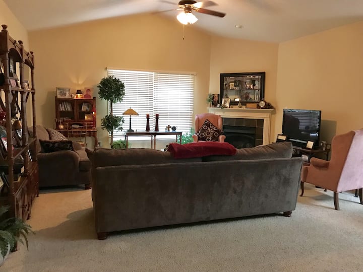 Cozy & Classy Burgundy Bedroom - Bloomington, IN