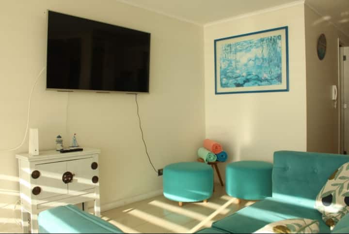 Primera Línea Full, Amplio. Gran Balcón Y Vista. - La Serena