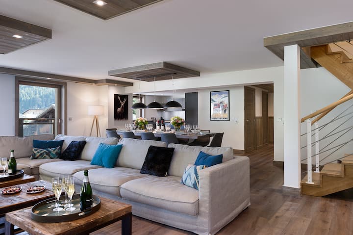Penthouse 10 Pers, Wifi,185m², 5 Ch, Piscine! B303 - Les Gets