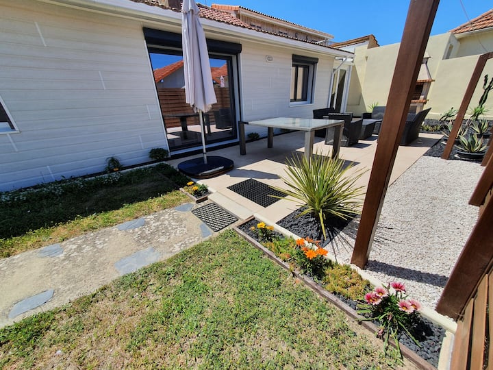 Quiet House 50 M From Les Ailes Beach - Mimizan Plage