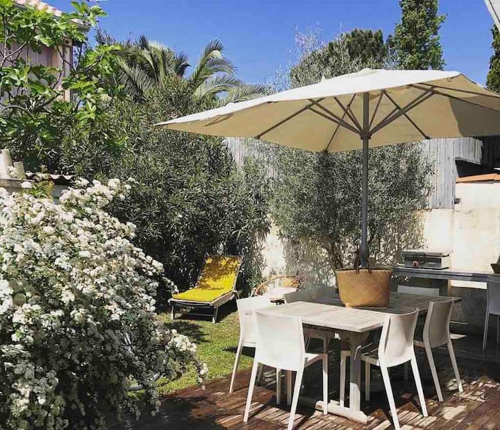 Appartement Centre Avec Jardin Proche Du Port - Arcachón