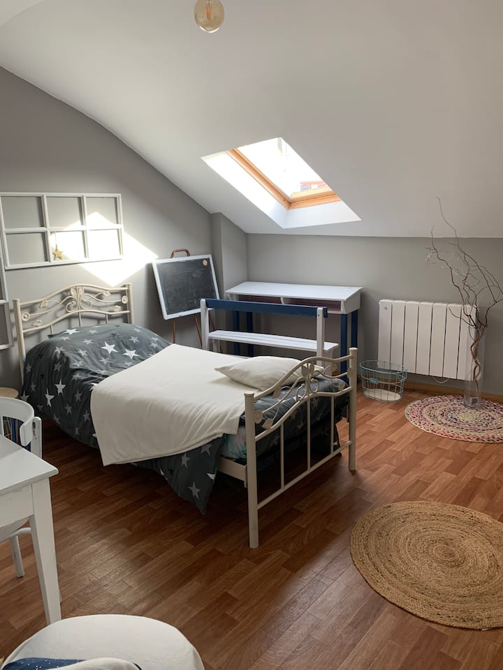 Chambre 1 Lit Simple - La Flèche