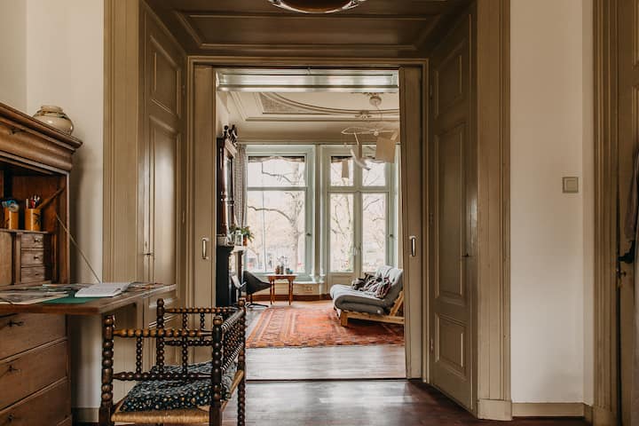 Upstairs Overlooking The Canal - Groningen