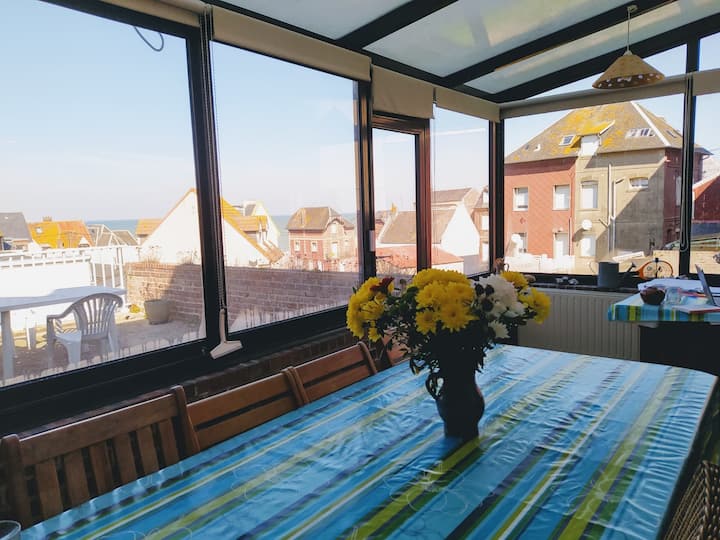 Appartement Avec Véranda, Terrasse, Vue Sur La Mer - Cayeux-sur-Mer