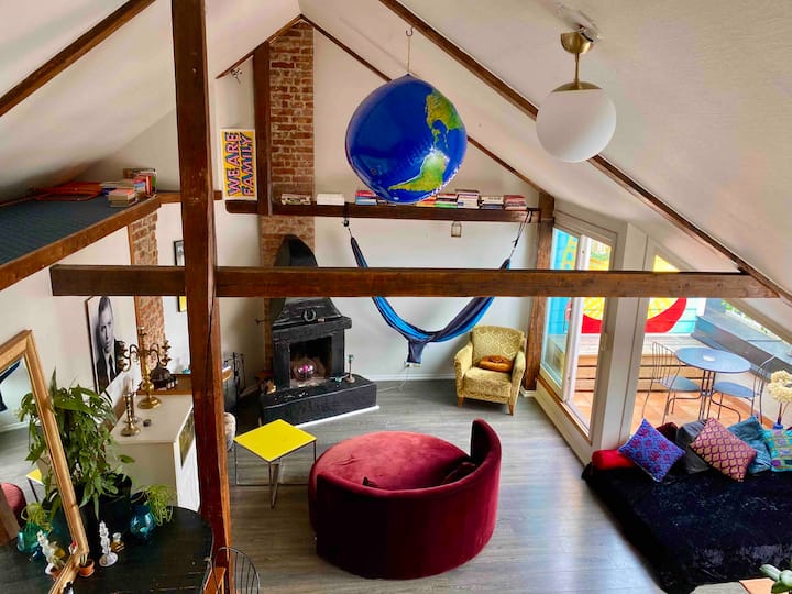 Artist Loft At Lovely Bislett! - Oslo