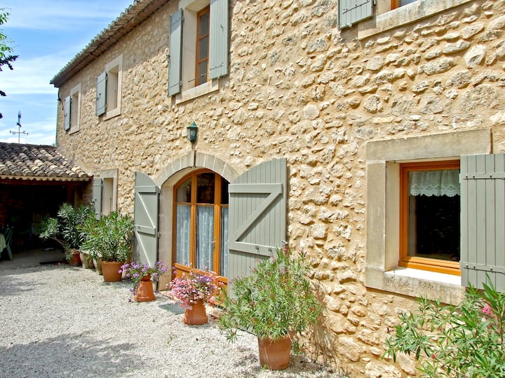 Magnifique Mas Provençal En Pierres, Vue Luberon - Ménerbes