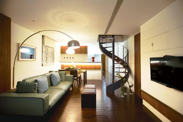 Ntnu & Mrt Park View 師範大學公園雙捷運電梯三樓一層一戶寬闊一房兩廳 - 반차오 구