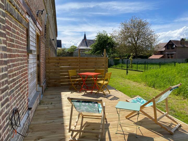 Le Nid Proche Mers Les Bains, Sud Baie De Somme - Plage du Bois de Cise
