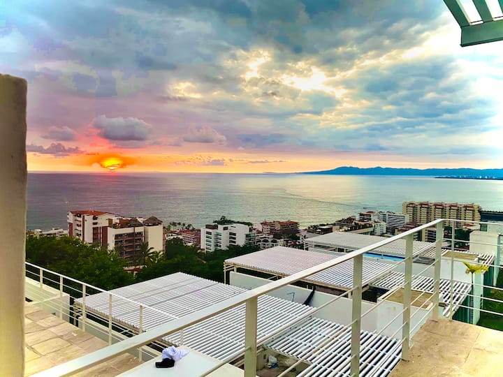 Breathtaking View With Open Design And Game Room - Puerto Vallarta