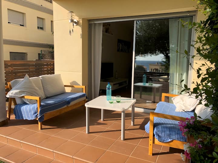 Appart Fane Grande Terrasse Vue Mer Et Piscine - Llançà