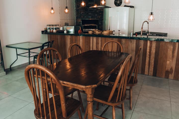 Casa Com Piscina, Borda Infinita E Banheira - Suzano