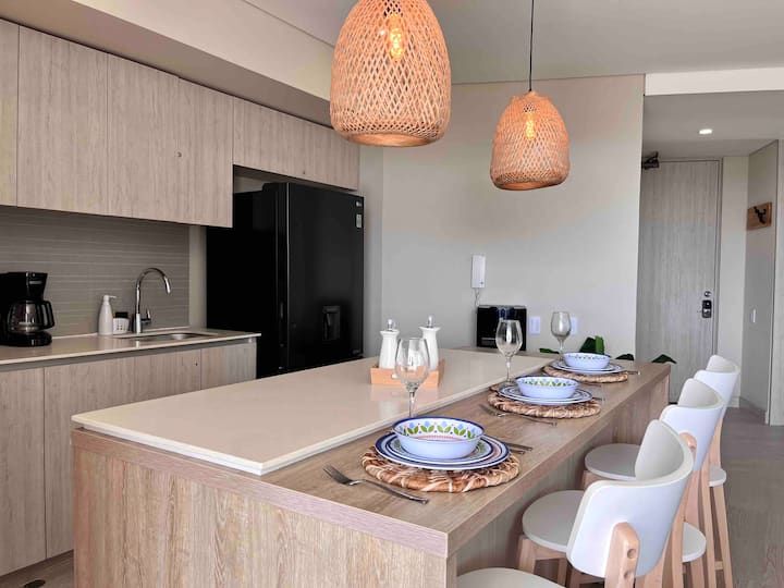 Modern 2br Gem | Pet-friendly + Designer Decor - Cartagena, Kolumbien