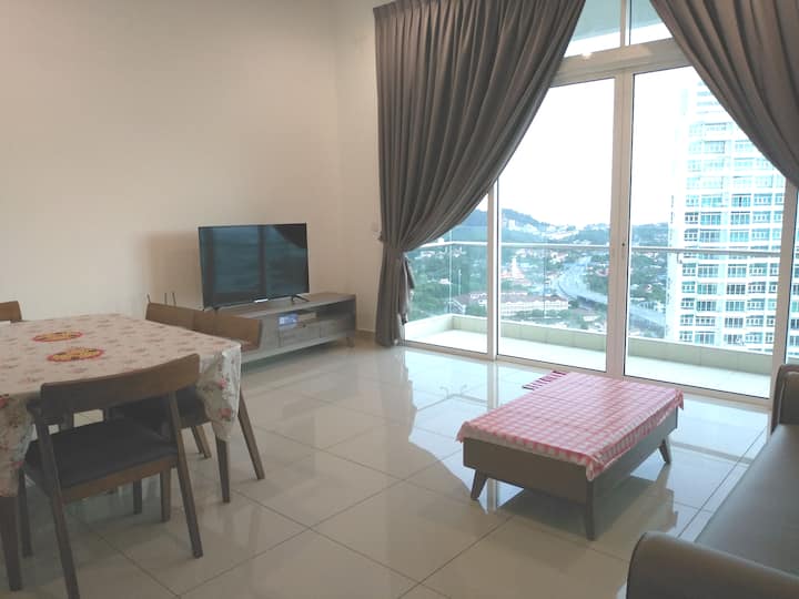 Comfort & Panoramic View Near Penang Ftz - Penang