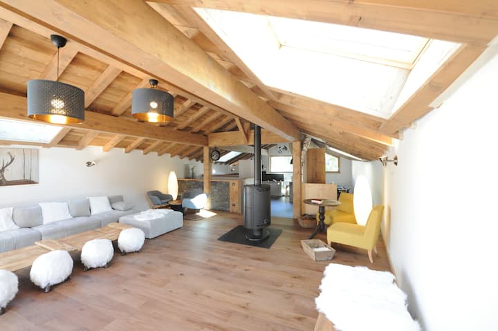 Chalet Neuf-multifamilial-vue Montagne - La Plagne-Tarentaise
