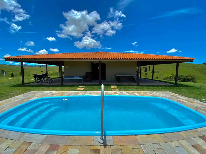 Sítio Com Vista Panorâmica E Piscina - Taubaté