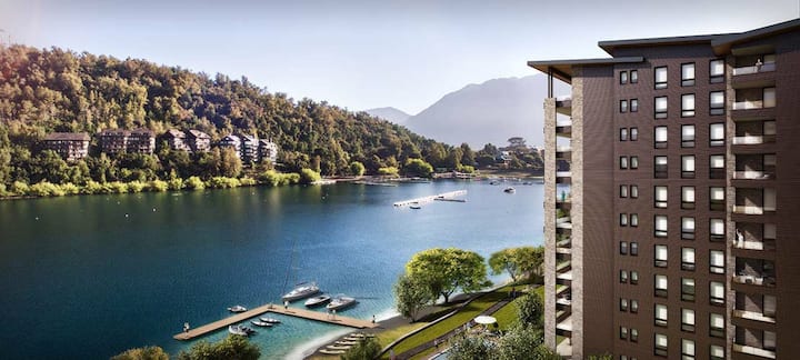 Depto En Condominio Exclusivo Con Playa Privada - Pucón