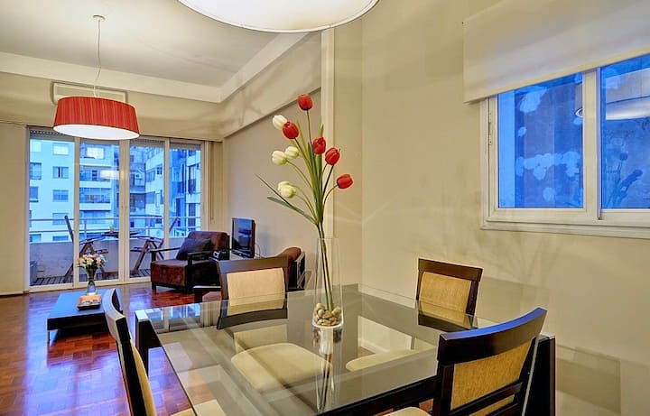 Great 1 Bedroom 2 Bathroom/office Space/recoleta - Recoleta