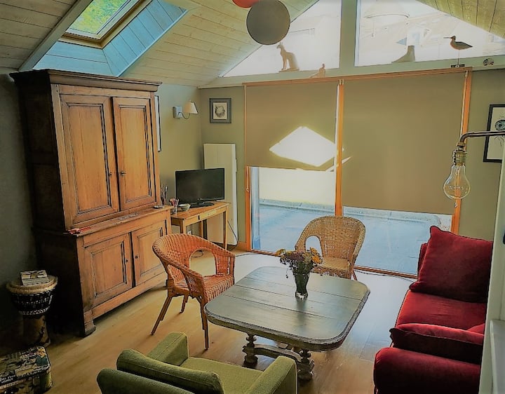 Chambre Lumineuse, Accès Cuisine Détente, Terrasse - Saint-Brieuc