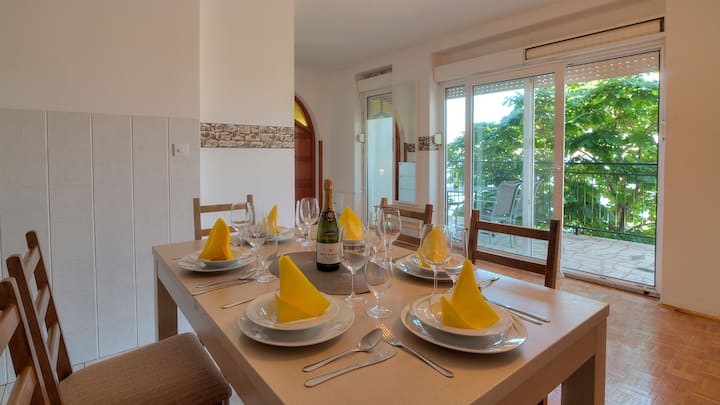 Senj Apartment Front, Big Balcony First Line Beach - Senj