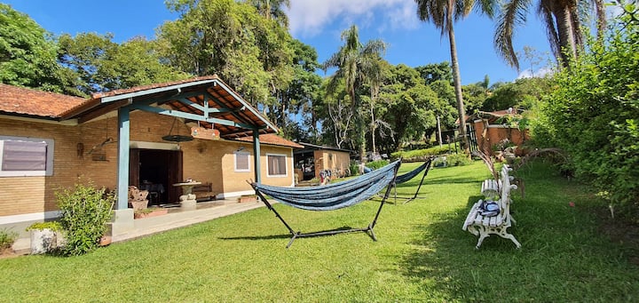 Casa De Campo Rústica Com Muita Natureza! - Ibiúna