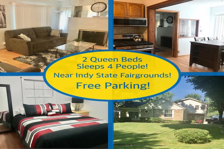 Close To *Fairgrounds*near Dwntown* Cozy Quarters - インディアナポリス, IN