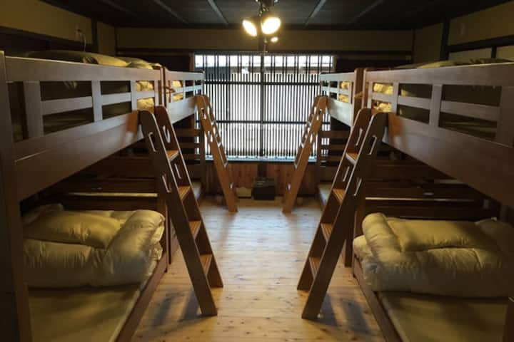 Yanagiya At Castle Town: Unisex Dorm For 8 People - Nakatsugawa