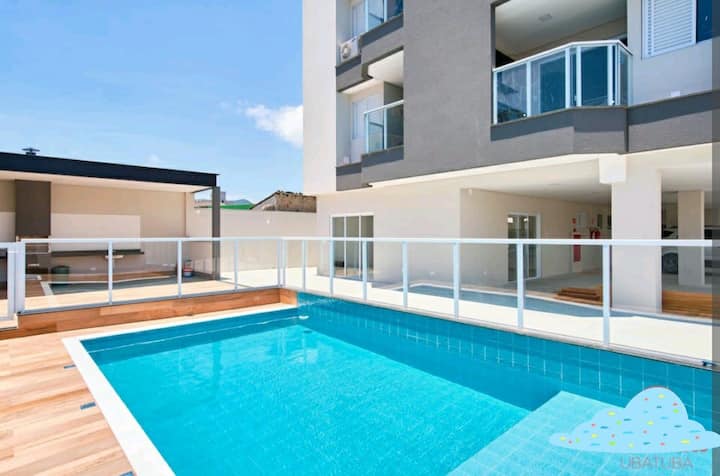 L2apt Sac.gormet, Piscina, Ar ,Wi-fi Bem Decorado - Ubatuba
