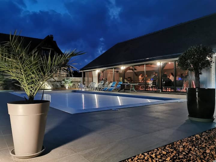 Villa 10 Personnes Avec Piscine Jacuzzi Et Sauna - Eure