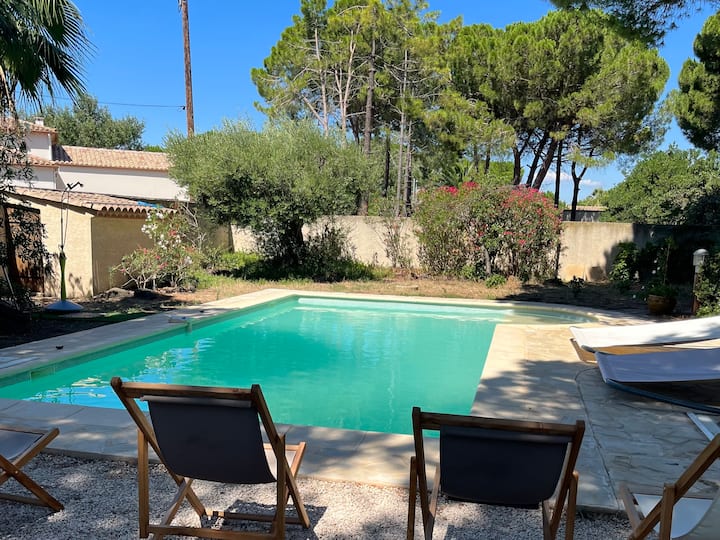 Villa Des Pins, Piscine Privée, Plage à Pieds - Agde