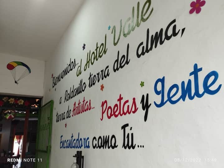 Hotel Valle. 
Desde 1960
Ambiente Familiar - Choco