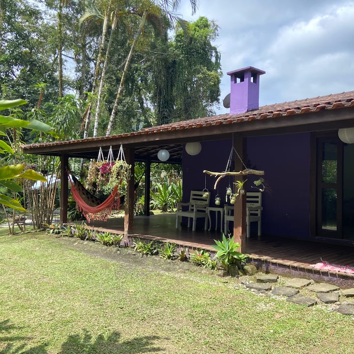 Casa Jardim , Entre A Natureza E O Mar. - São Sebastião