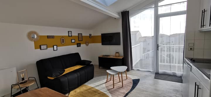 Superbe Deux Pièces Lumineux Climatisé - La Rochelle