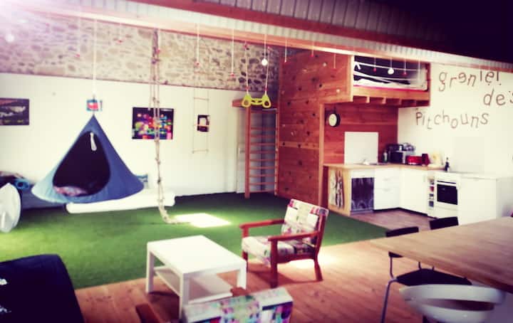 Loft De 75m2" Le Grenier Des Pitchouns" - Pézenas
