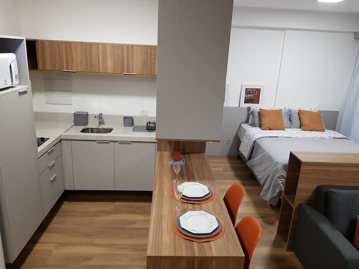 Studio 1518a Charmoso No Life Space Curitiba/batel - Curitiba