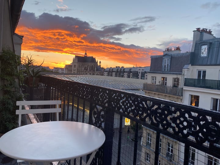 Balcony / 2br /Châtelet - Marais - Louvre - - Paris 7e Arrondissement