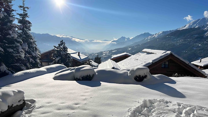 Magnifique Appartement De 3,5 Pièces Avec Jardin - Anzère