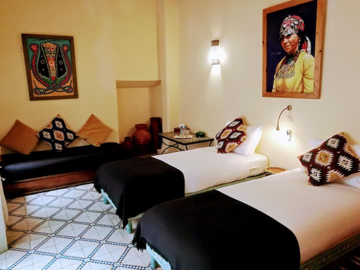 Twin Beds Private Bathroom, With Breakfast - Essaouira