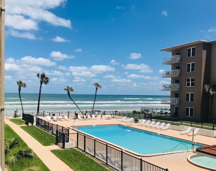 Oceanfront Complex 
White Sand Far As You Can See! - New Smyrna Beach, FL