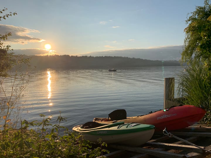 Waterfront Home + Game Garage For The Whole Family - Belfair State Park, Belfair