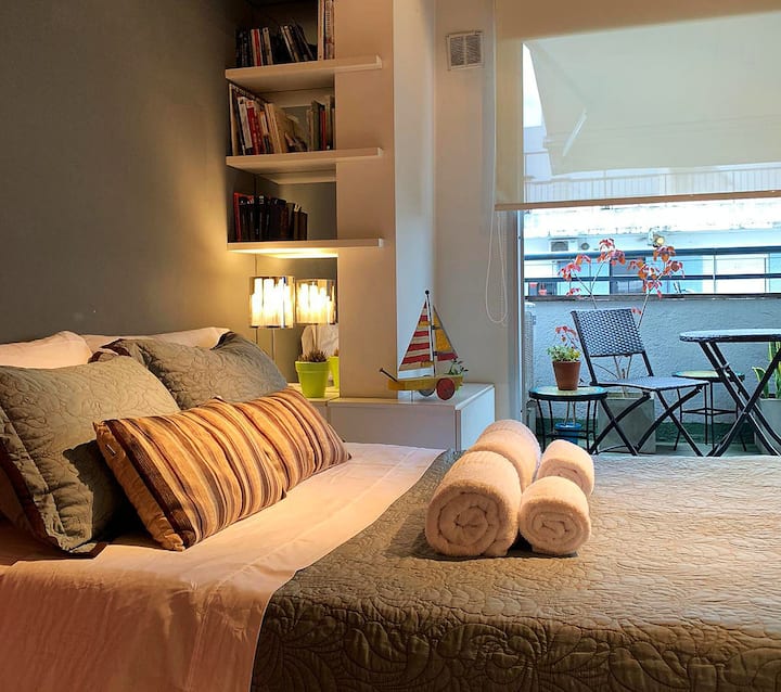 Cómodo Estudio En Palermo Con Piscina - Buenos Aires