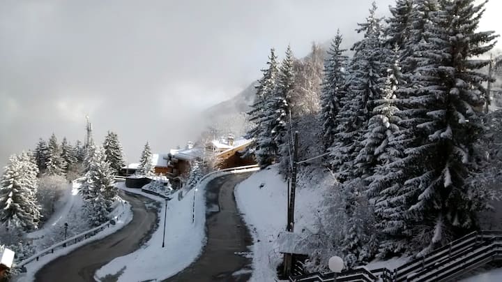 Superbe Vue, Sur Les Pistes, Balcon - Courchevel 1850