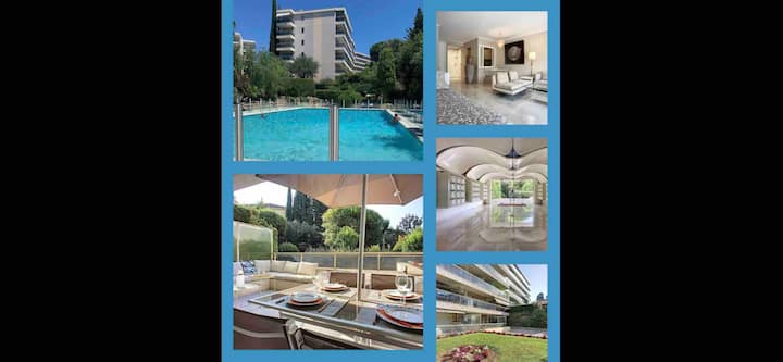 Superbe Terrasse Privative Magnifique Piscine - Mougins