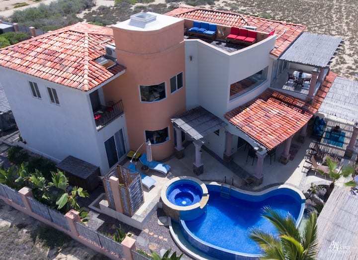 Private Oceanfront Villa On The Pacific Coast - Todos Santos