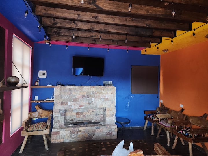 Hermosa Cabaña Con Alberca Climatizada.