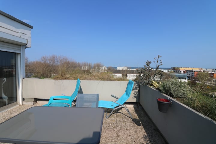 Studio Vue Mer ! Logement Entier Avec Parking - Dunkerque