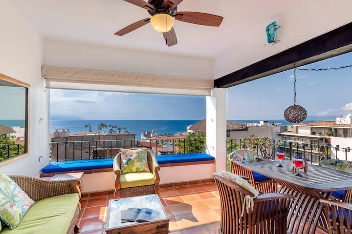 Panoramic Ocean Views! Selva Romantica Condominium - Puerto Vallarta