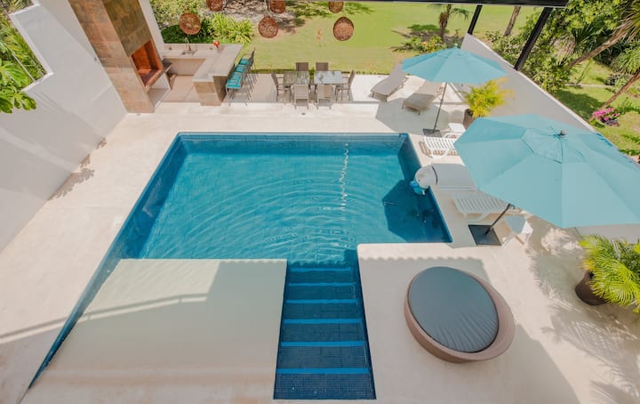 Villa Moderna Playas-golf-alberca Privada %Desc. - Puerto Aventuras