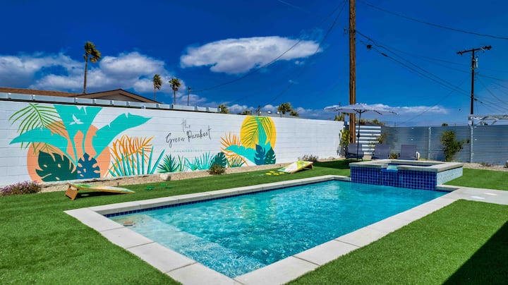 Party Pool House Minutes To Downtown Palm Springs - Palm Springs, CA